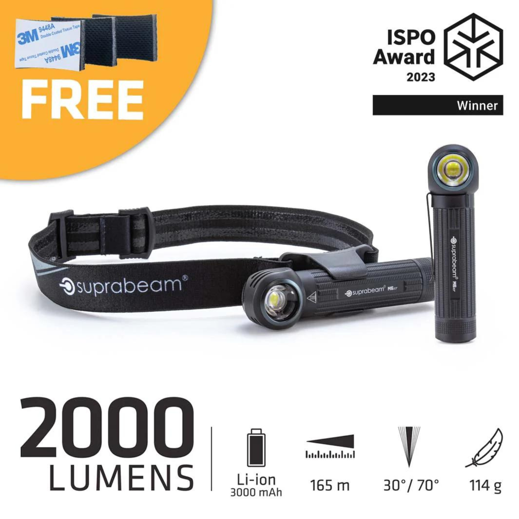 Suprabeam M6xr Multilampe - 2000 Lm – Vanatics